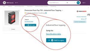 Specify structural waterproofing products using NBS Source